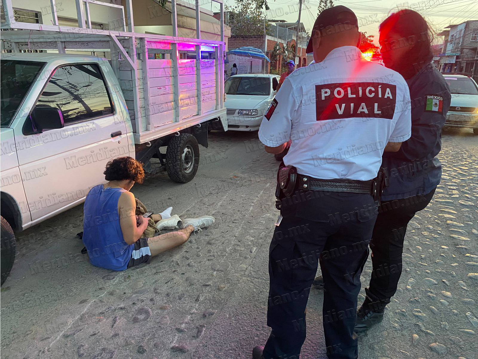 Atropellado en la calle Exiquio Corona | Meridiano.mx