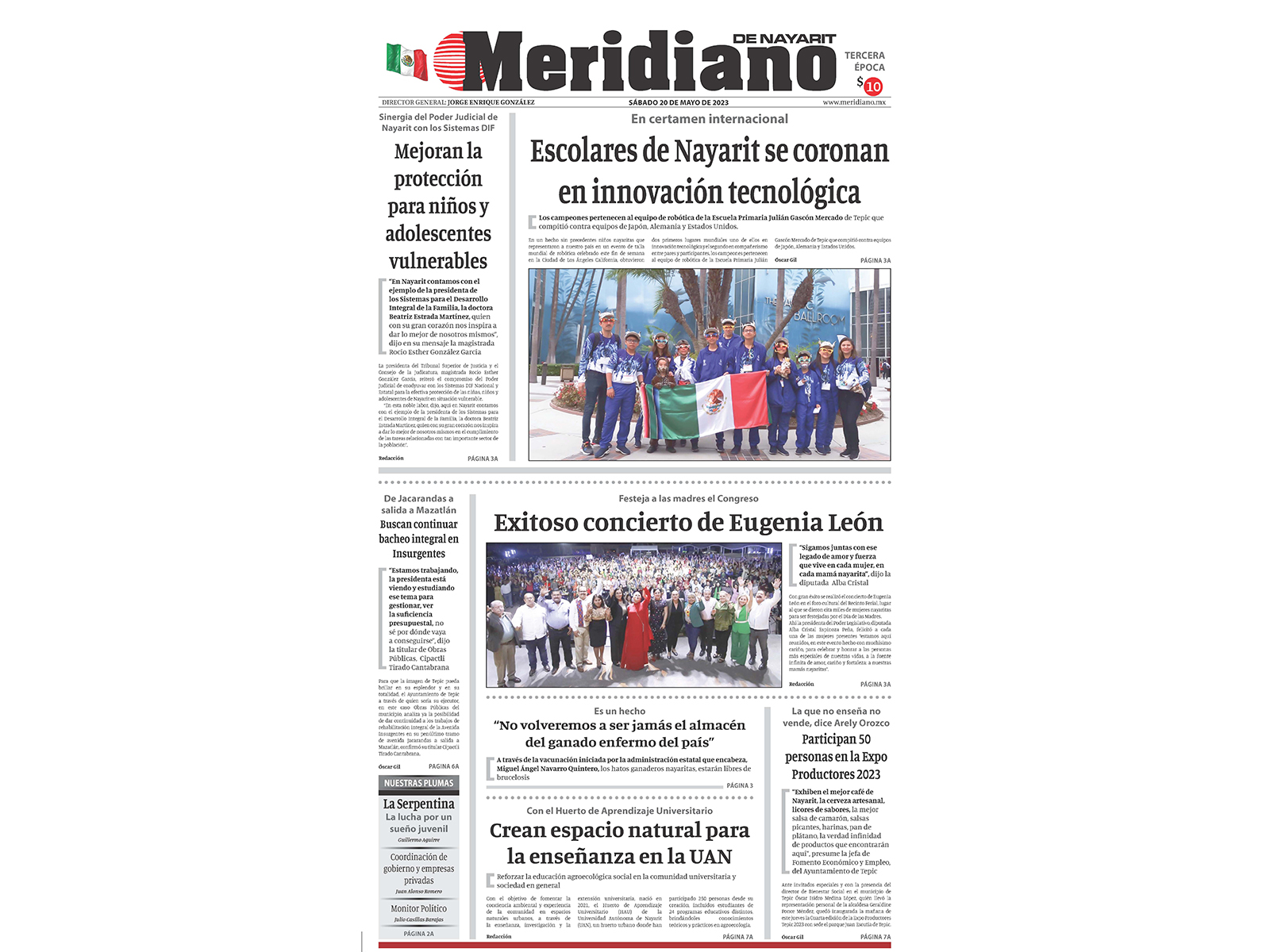 portada-meridiano-20-de-mayo-de-2023 | Meridiano.mx