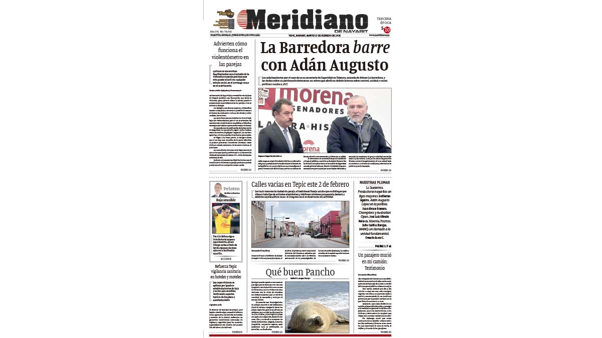 Edición impresa 03 de febrero de 2026 | Meridiano.mx